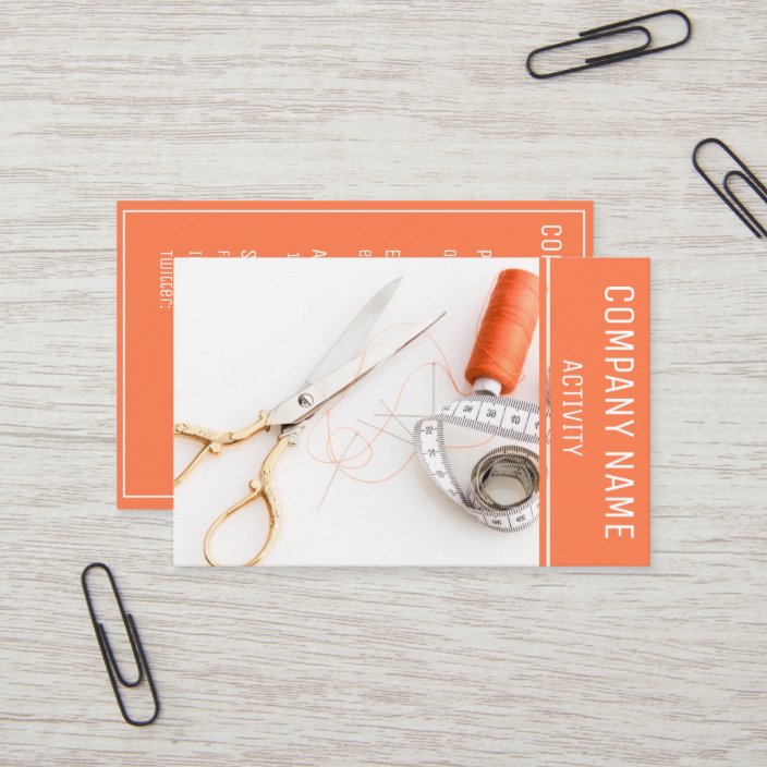 Tailor Business Card | Zazzle.co.uk