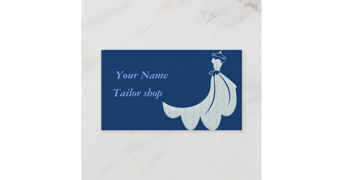 Tailor shop business card | Zazzle