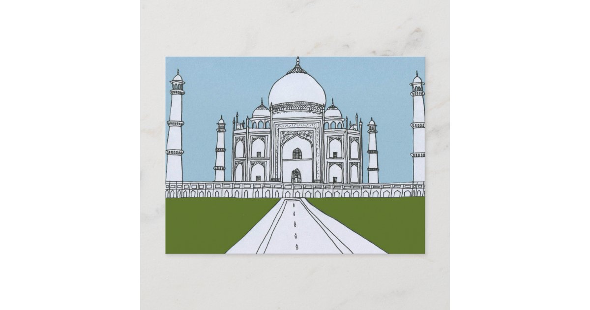 Taj Mahal Postcard | Zazzle
