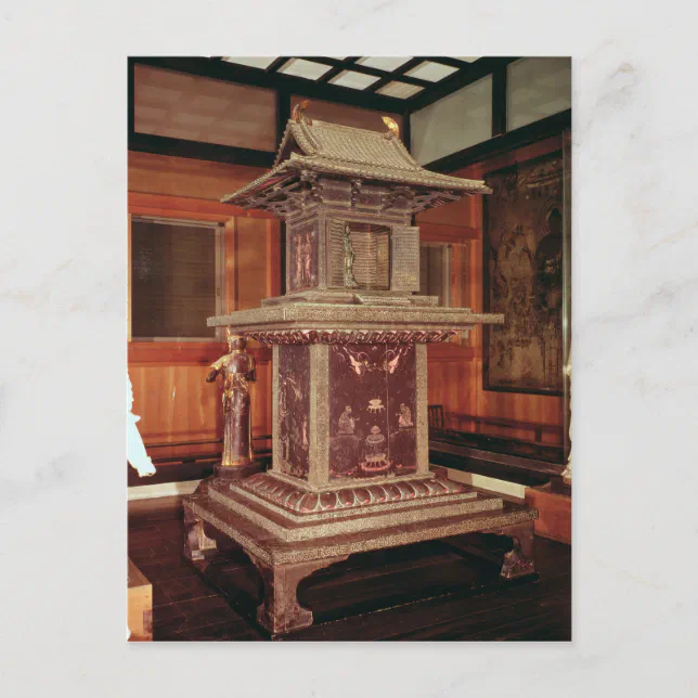 Tamamushi shrine from the Horyu Ji Temple Postcard | Zazzle