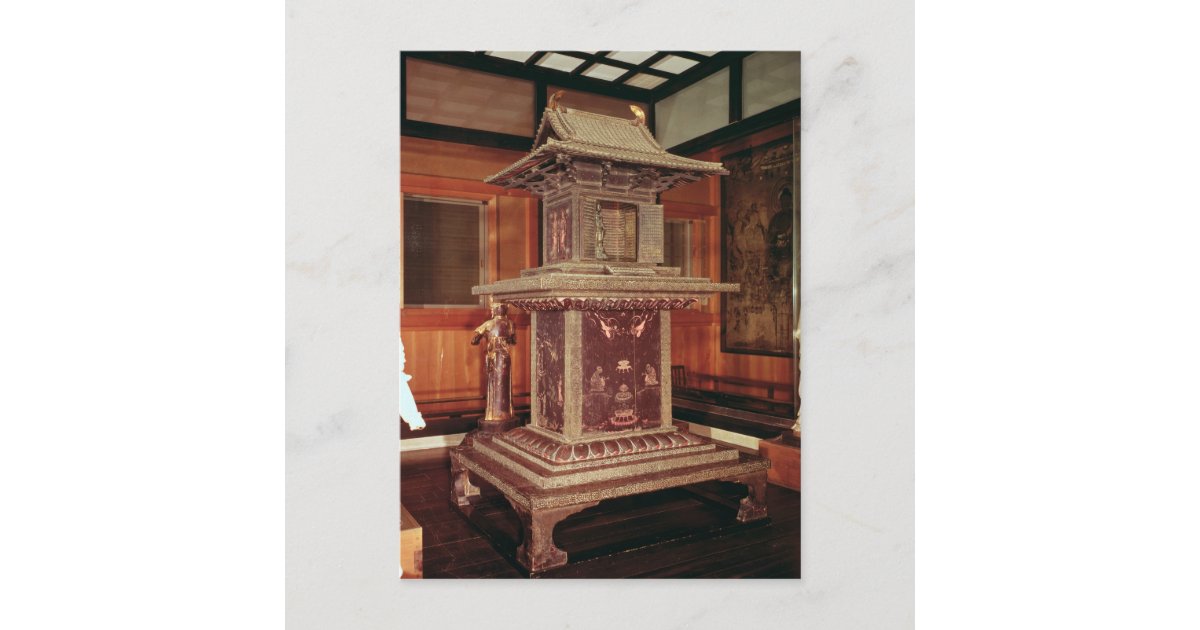 Tamamushi shrine from the Horyu Ji Temple Postcard | Zazzle