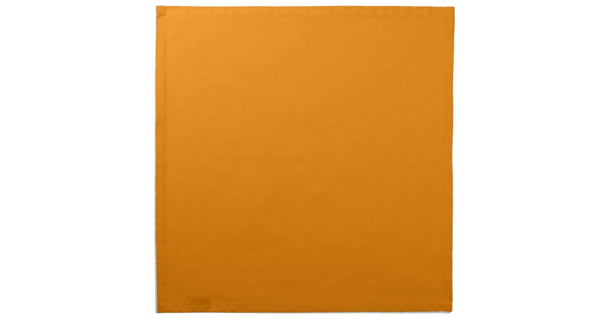 Tangerine hex code F28500 Napkin | Zazzle
