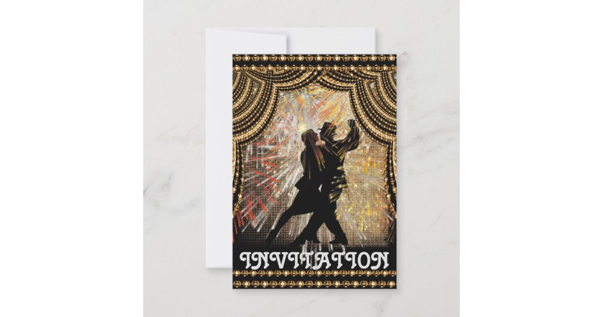 Tango Latin Dance Party Invitation | Zazzle