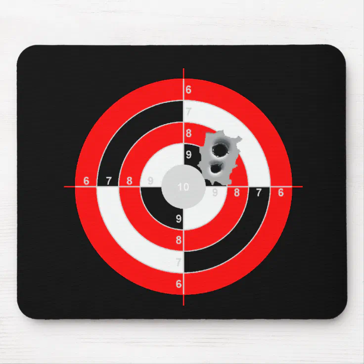 Target Practice Mouse Mat | Zazzle
