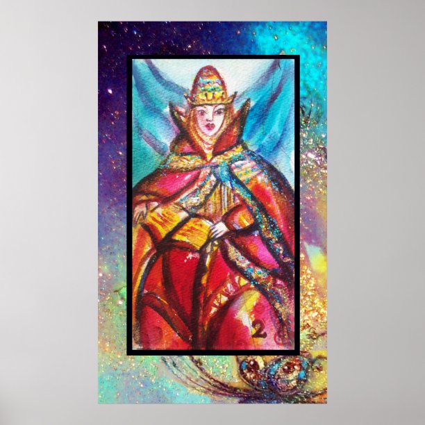 The High Priestess Tarot Posters & Prints | Zazzle UK