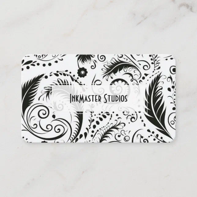 Tattoo Shop Business Card | Zazzle