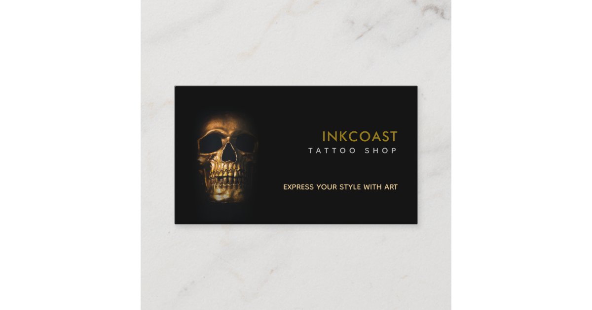 Tattoo Shop Slogans Business Cards | Zazzle