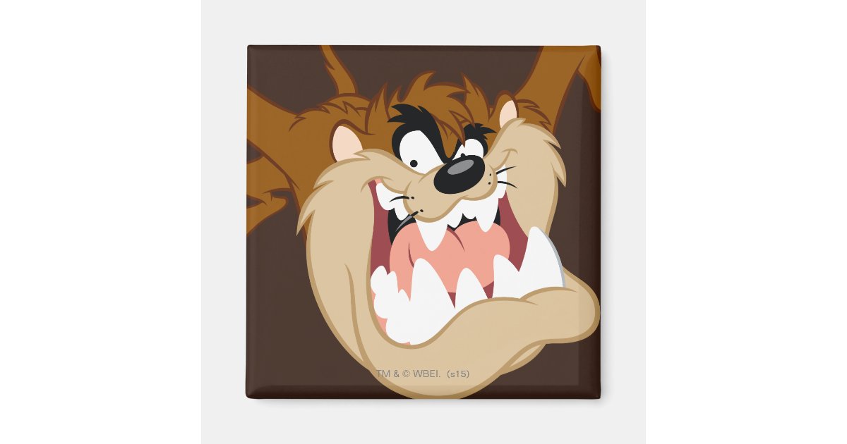 TAZ™ Evil Grin Magnet | Zazzle