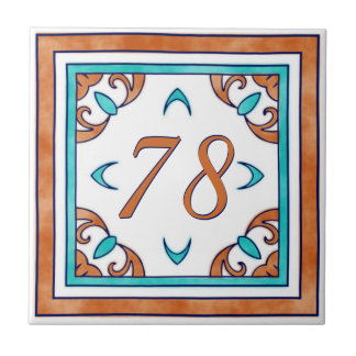 House Numbers Ceramic Tiles | Zazzle.co.uk