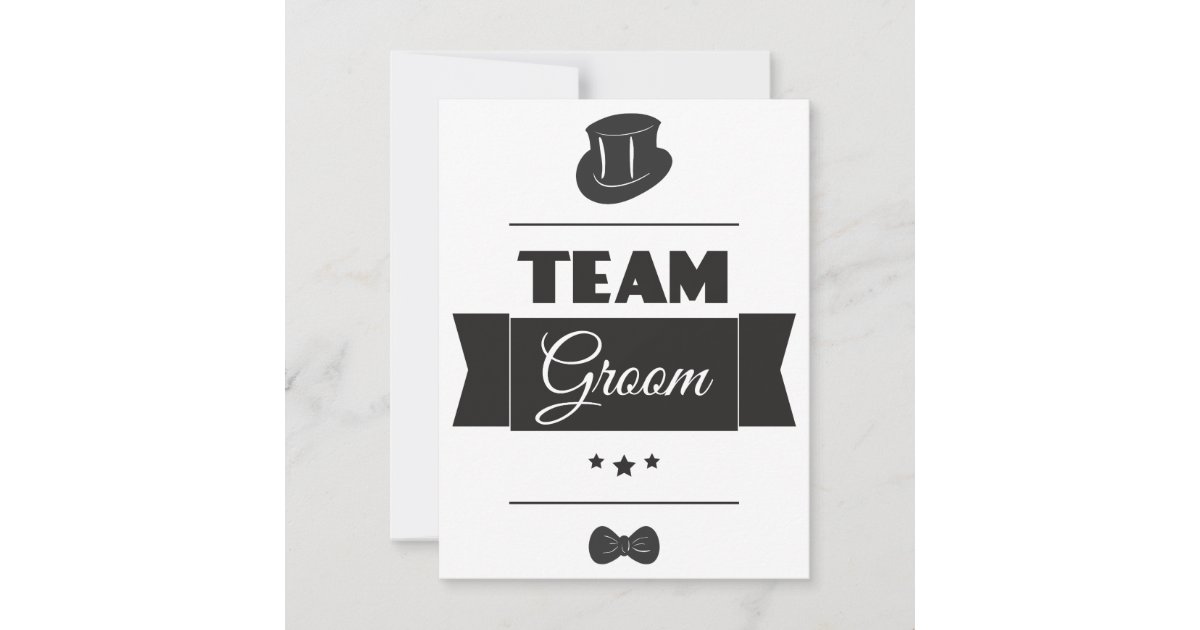 Team groom | Zazzle
