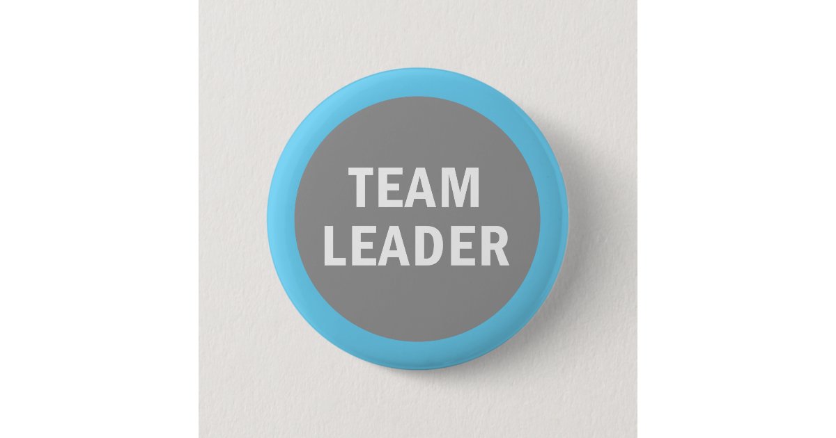 Team Leader identification badge | Zazzle.co.uk