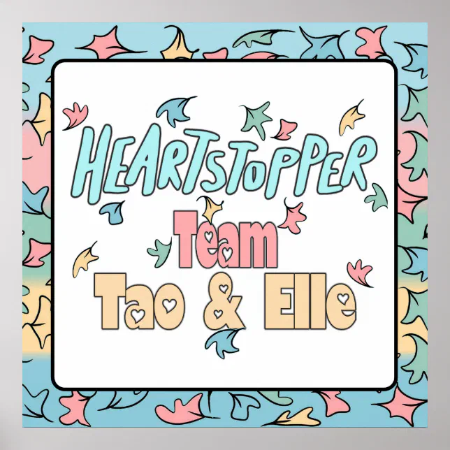 Team Tao And Elle White Poster | Zazzle