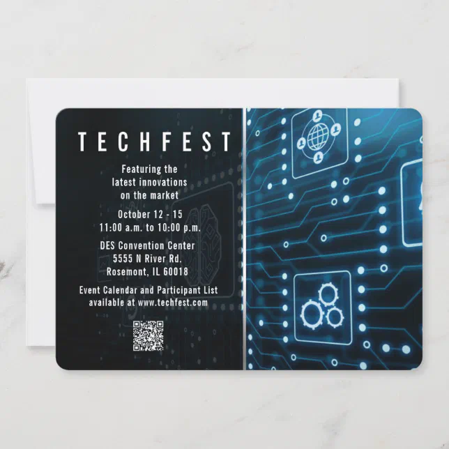 tech convention invitation | Zazzle