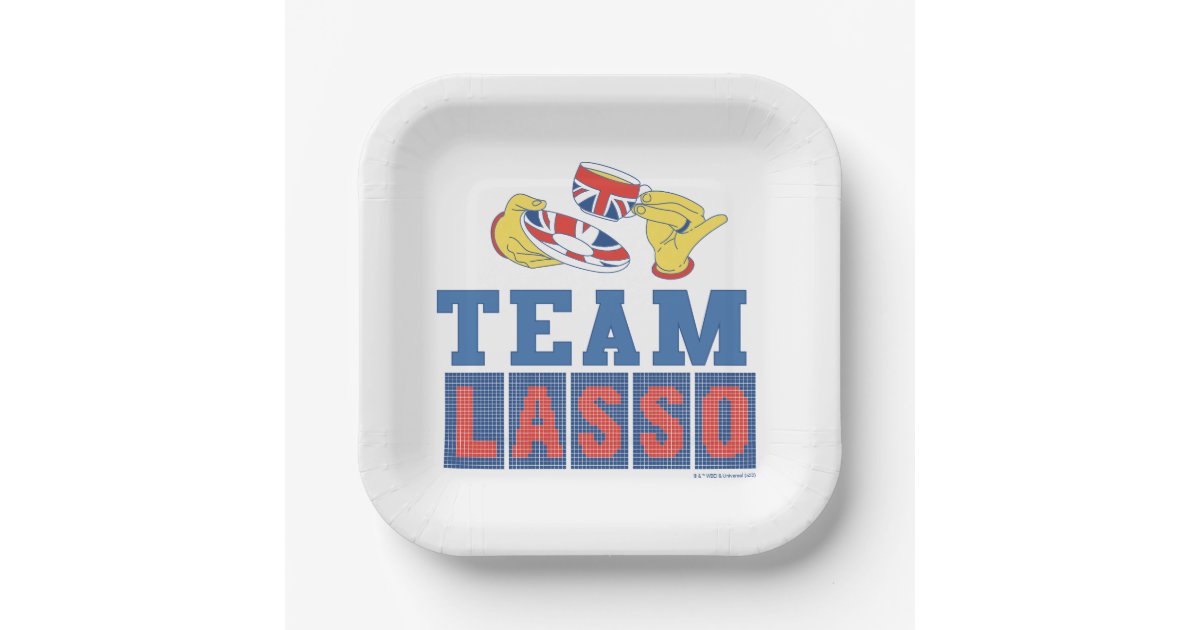 Ted Lasso | Team Lasso Paper Plate | Zazzle