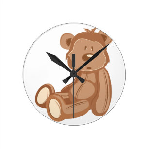 Teddy Bear Wall Clocks | Zazzle UK