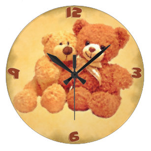 Teddy Bear Wall Clocks | Zazzle UK