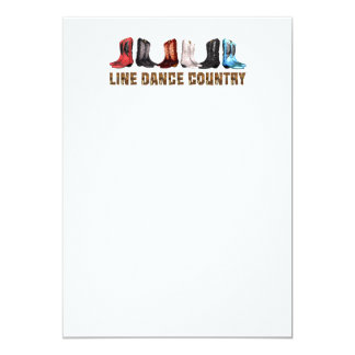 Line Dancing Invitations & Announcements | Zazzle.co.uk