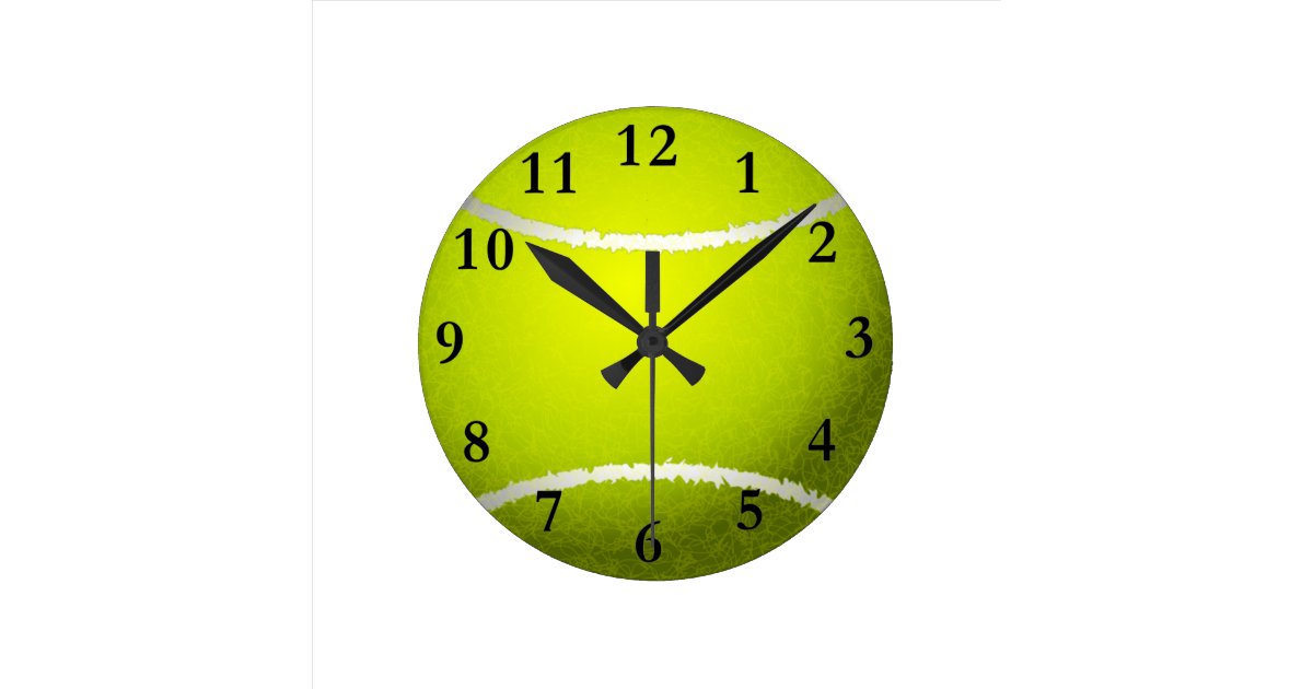 tennis ball clock | Zazzle.co.uk