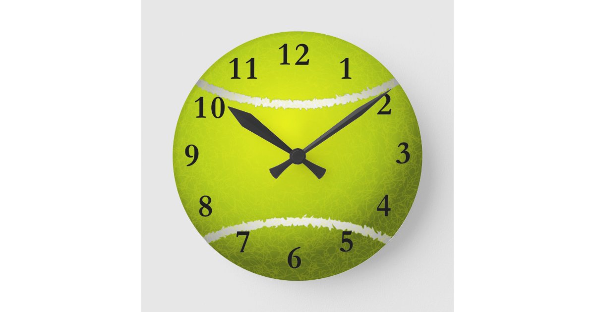 tennis ball clock | Zazzle