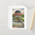 Terrazo Promenade View of Adler Planetarium Postcard | Zazzle