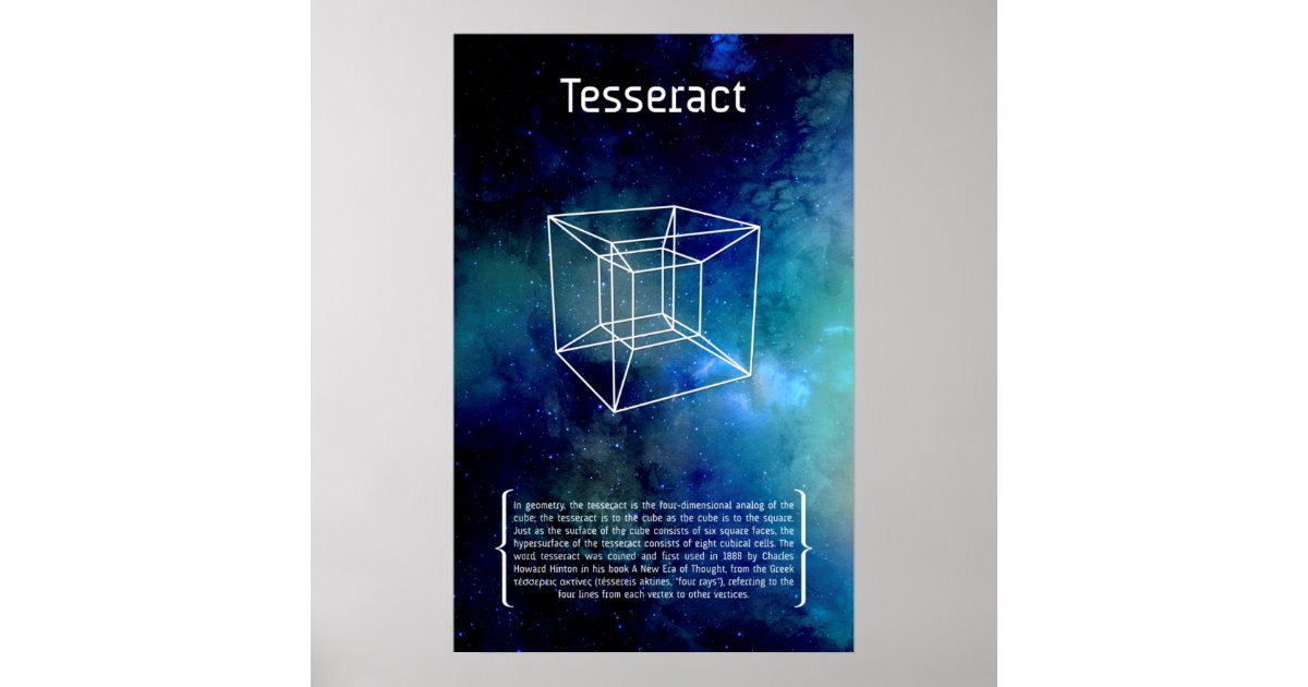 Tesseract Poster | Zazzle