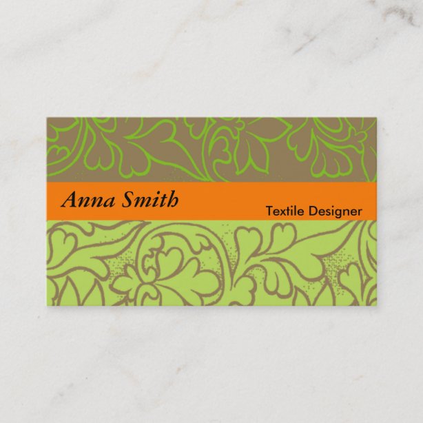 Textile Design Business Cards | Zazzle UK