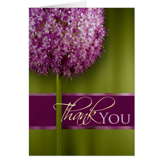 Thank You Acknowledgement Card | Zazzle.co.uk