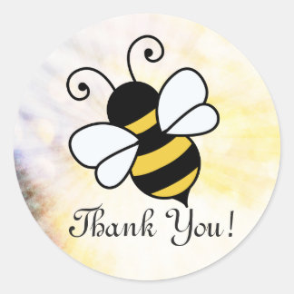 Bee Thank You Stickers | Zazzle.co.uk