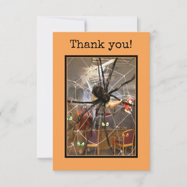 Spider Thank You Cards | Zazzle UK