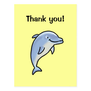Dolphin Thank You Cards | Zazzle UK