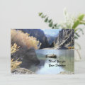 Thank You for Your Donation Beautiful Scenery Card | Zazzle