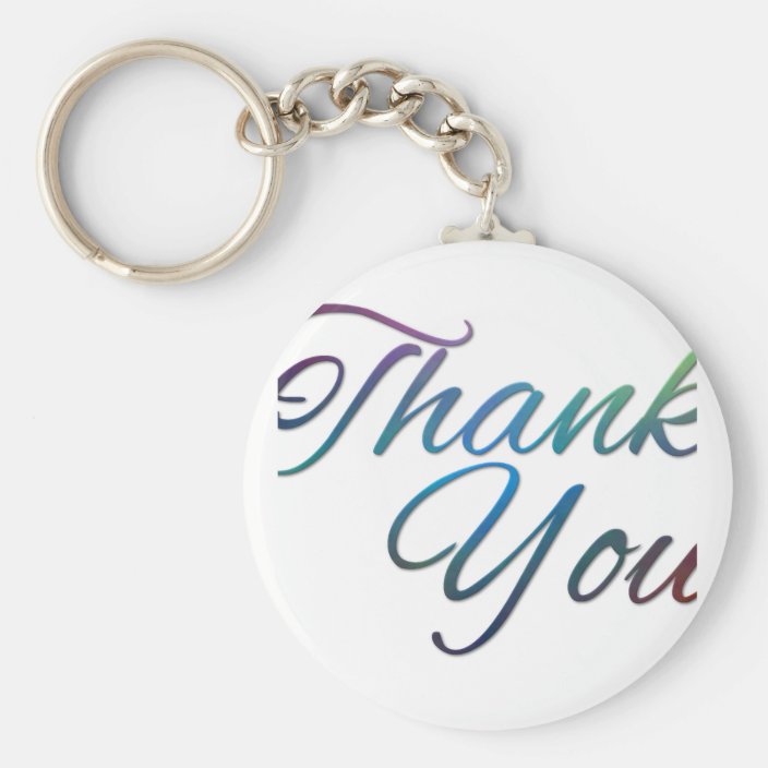 Thank You Images Key Ring | Zazzle.co.uk