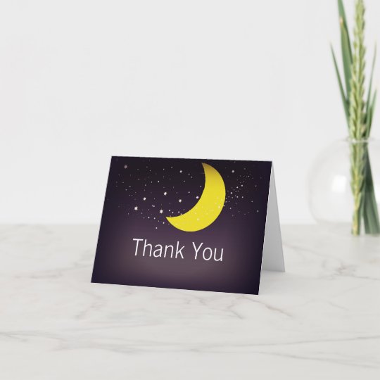 Thank You Moon and Stars | Zazzle.co.uk