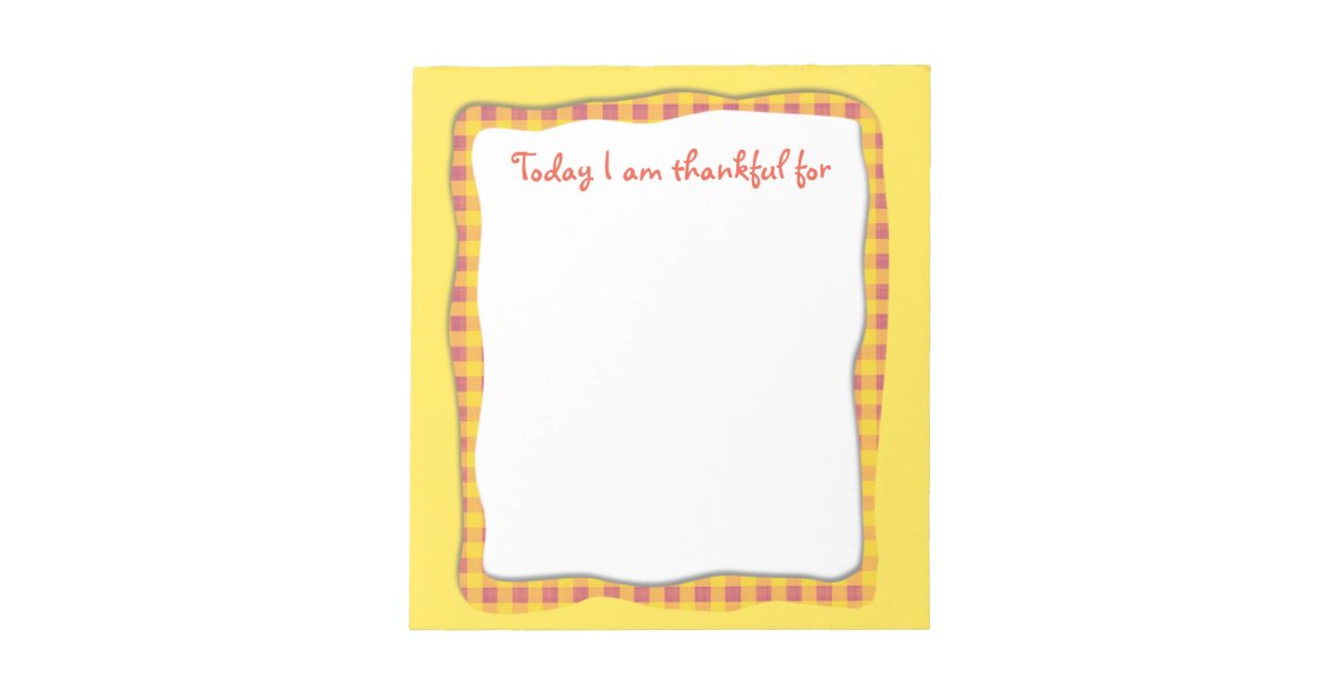 Thank You Notepad | Zazzle