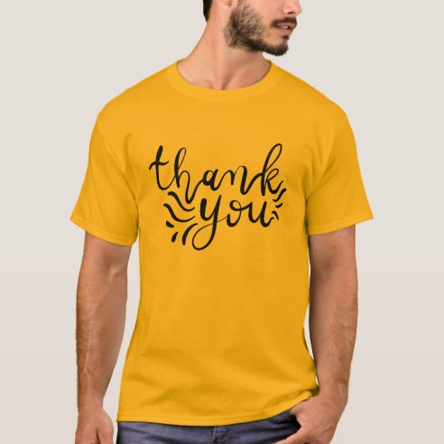 Thank You T-Shirts & Shirt Designs | Zazzle UK