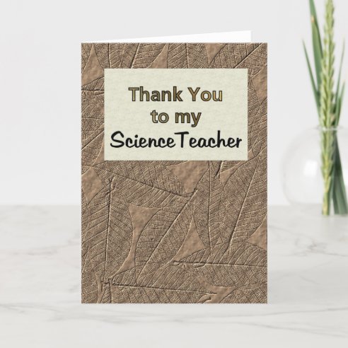 Science Teacher Cards | Zazzle UK