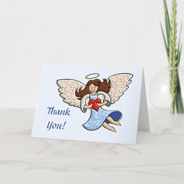 Thank You! You're An Angel! Thank You Card | Zazzle.co.uk
