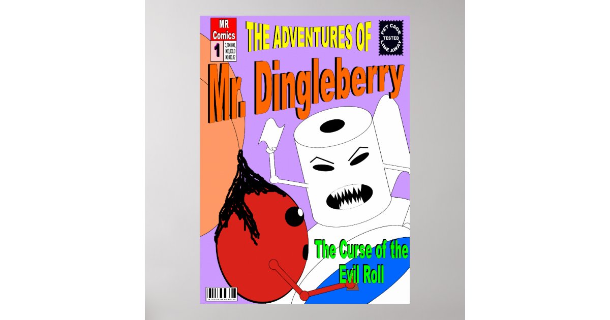 The Adventures of Mr. Dingleberry Poster | Zazzle