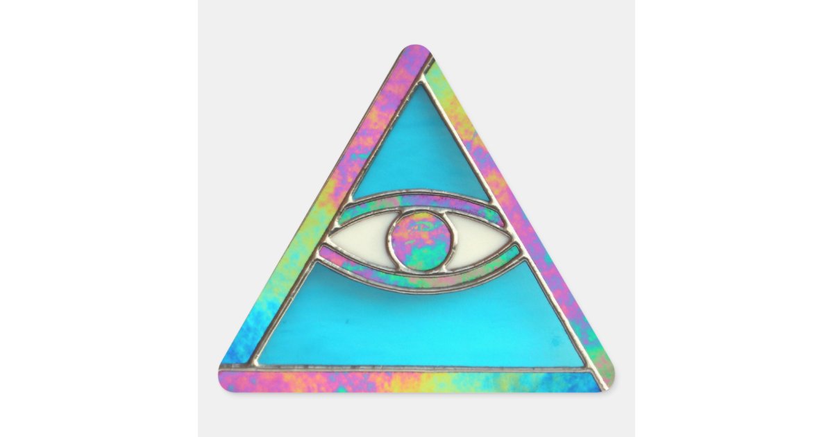 "The All Seeing Eye" sticker | Zazzle