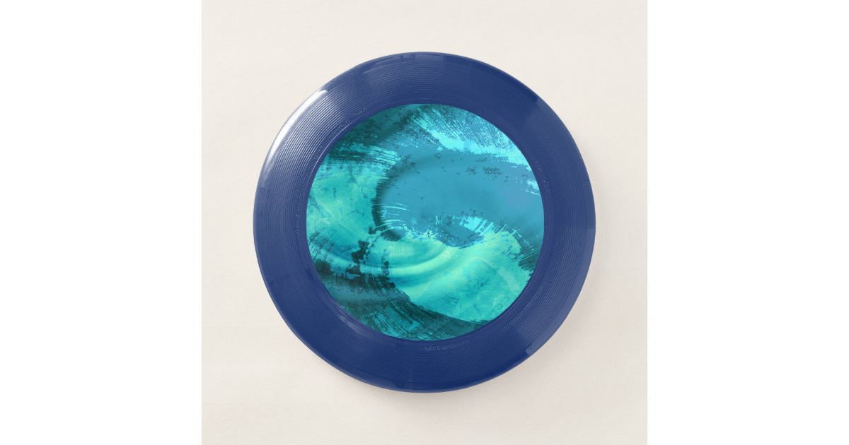 THE AQUA WAVE FRISBEE | Zazzle