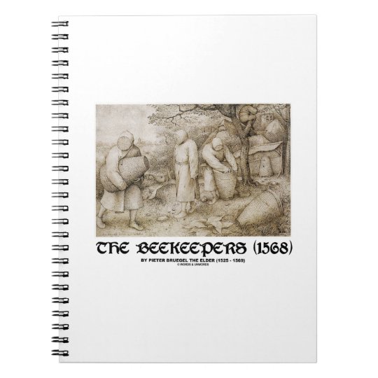 The Beekeepers (1568) Pieter Bruegel The Elder Notebook | Zazzle.co.uk