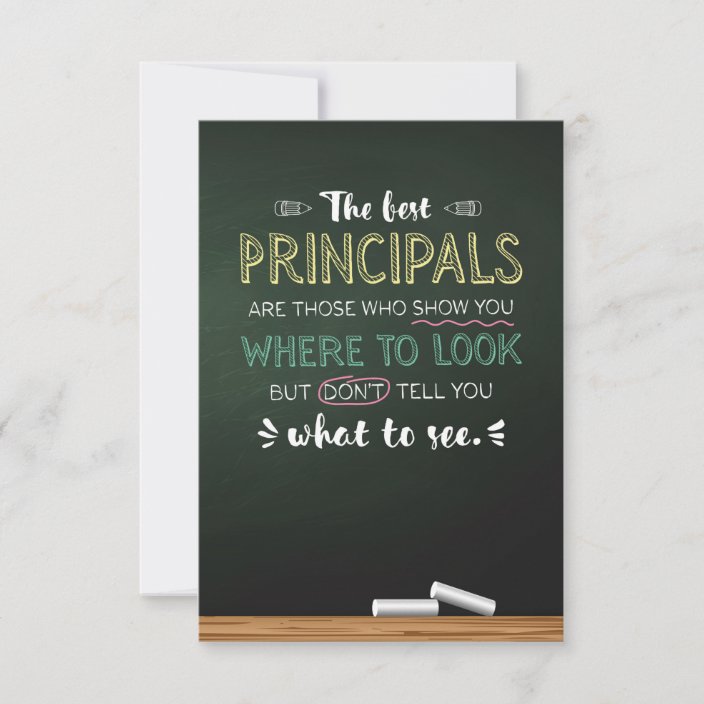 The best Principal Principals Thank You Card | Zazzle.co.uk