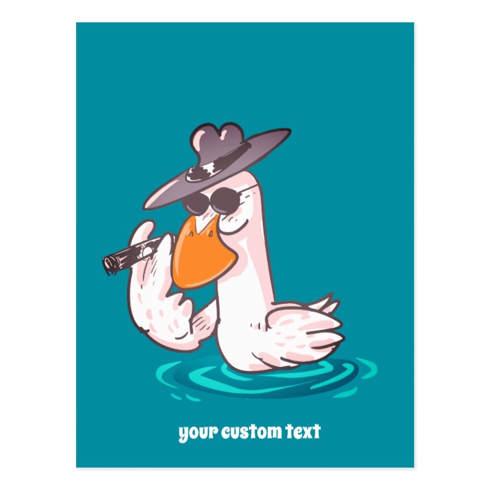 the boss duck cartoon postcard | Zazzle.co.uk