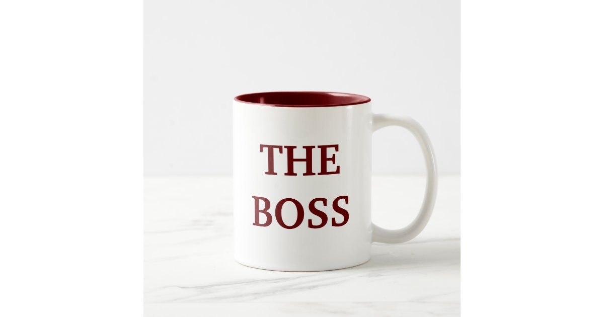 THE BOSS Mug | Zazzle