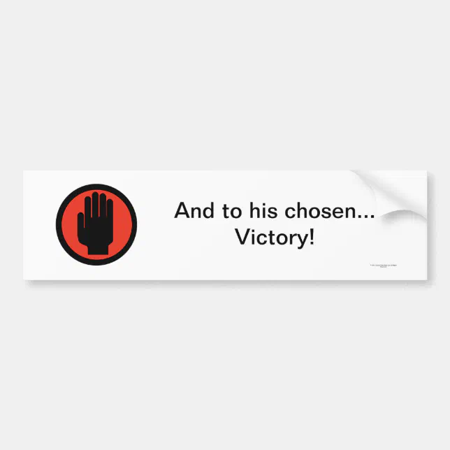 The Chosen Official Logo Bumper Sticker | Zazzle