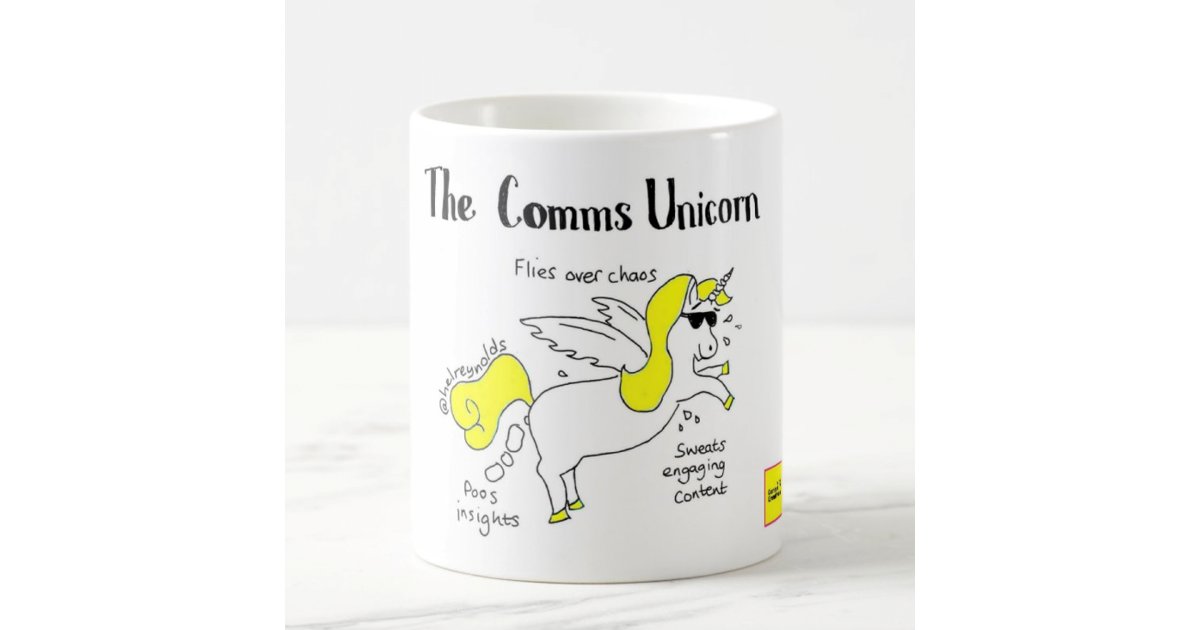 The Comms Unicorn mug | Zazzle