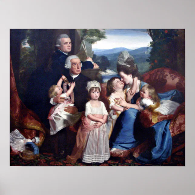 The Copley family by John Singleton Copley Poster | Zazzle