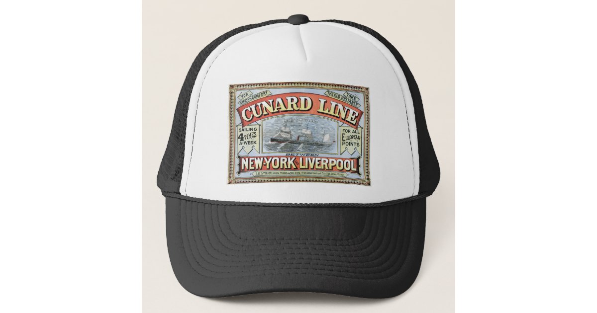 The Cunard Line Trucker Hat | Zazzle