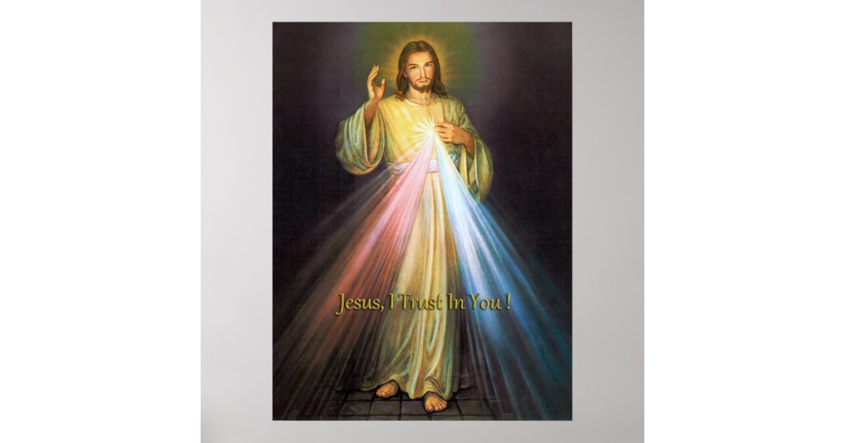 THE DIVINE MERCY POSTER | Zazzle