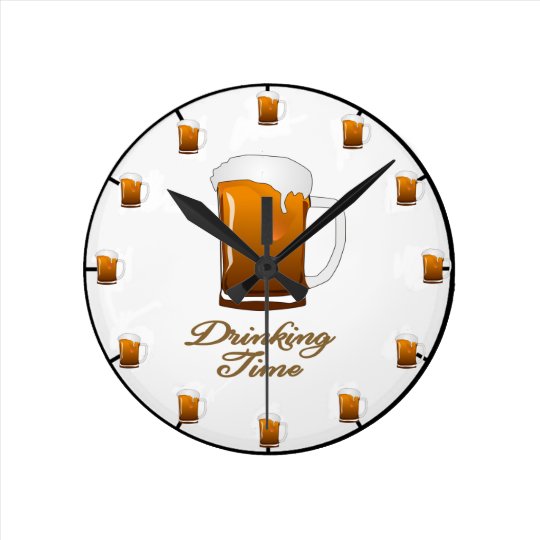 The 'Drinking Time' Beer Clock | Zazzle.co.uk